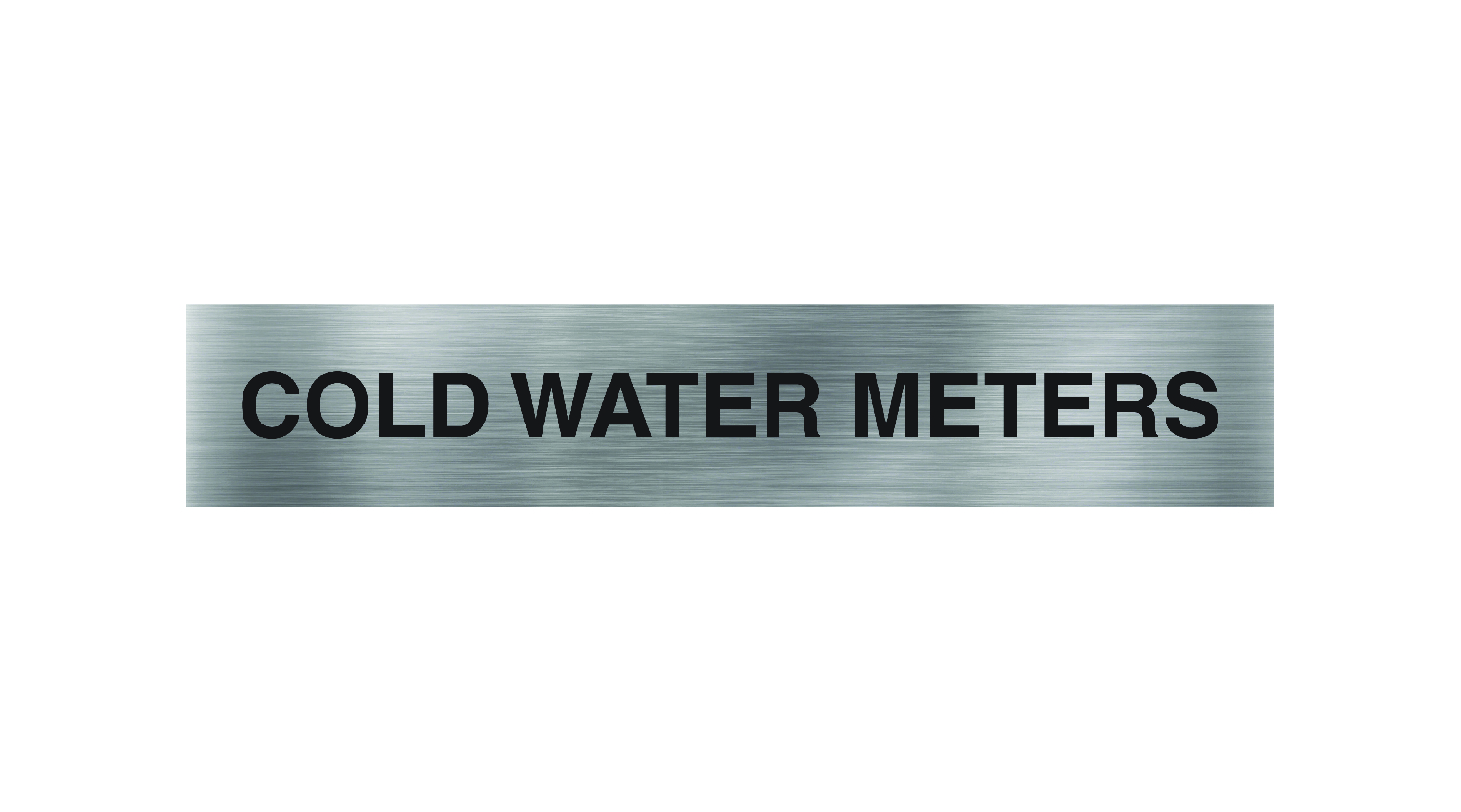 Cold Water Meters Sign | Statutory Signs Online