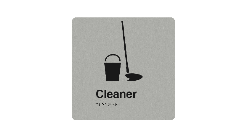 Cleaner Sign | Statutory Signs Online